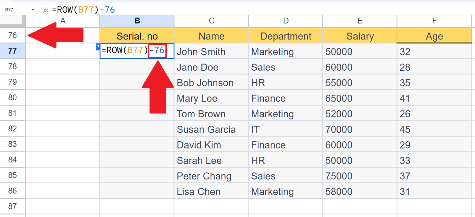 How To Add Numbers Automatically In Google Sheets | SpreadCheaters