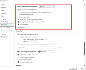 How To Darken Gridlines In Microsoft Excel | SpreadCheaters