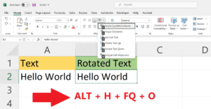 How To Rotate Text In Microsoft Excel | SpreadCheaters