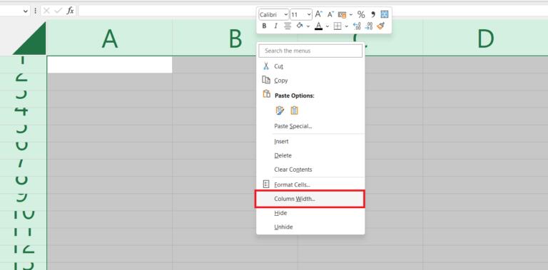 How To Change All Cell Sizes In Microsoft Excel | SpreadCheaters