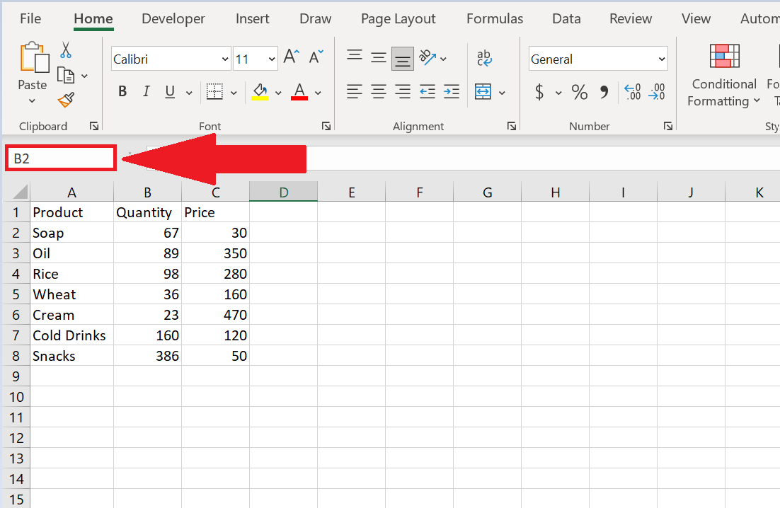 How To Select Individual Cells In Microsoft Excel | SpreadCheaters