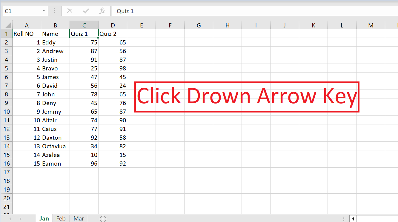How To Select All Cells In A Column In Microsoft Excel | SpreadCheaters