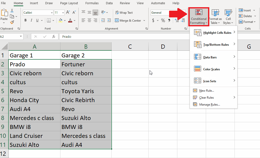 How To Compare One Column To Another In Excel | SpreadCheaters