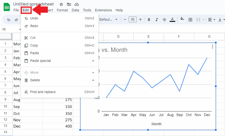 How To Copy A Chart From Google Sheets | SpreadCheaters