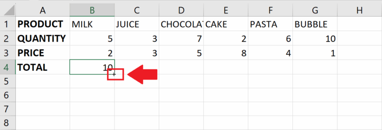 How To Copy A Formula Down A Row In Excel | SpreadCheaters