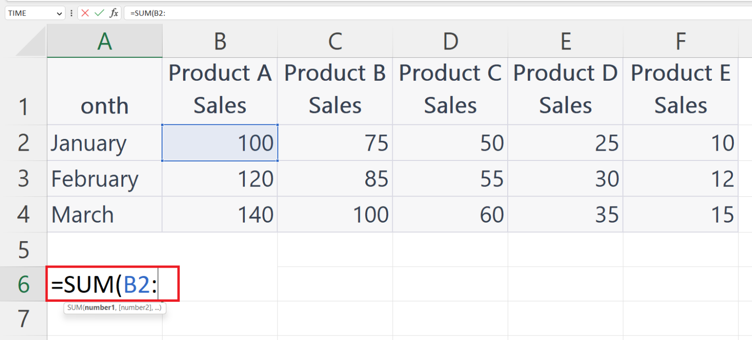 How To Select Specific Cells In The Microsoft Excel Formula ...