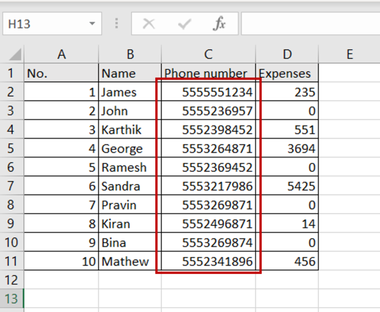 How To Add Dashes In Excel | SpreadCheaters