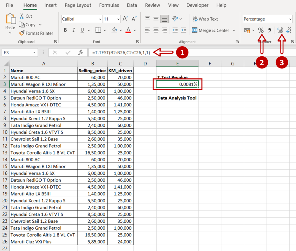 How To Calculate Critical Difference Value In Excel - Design Talk