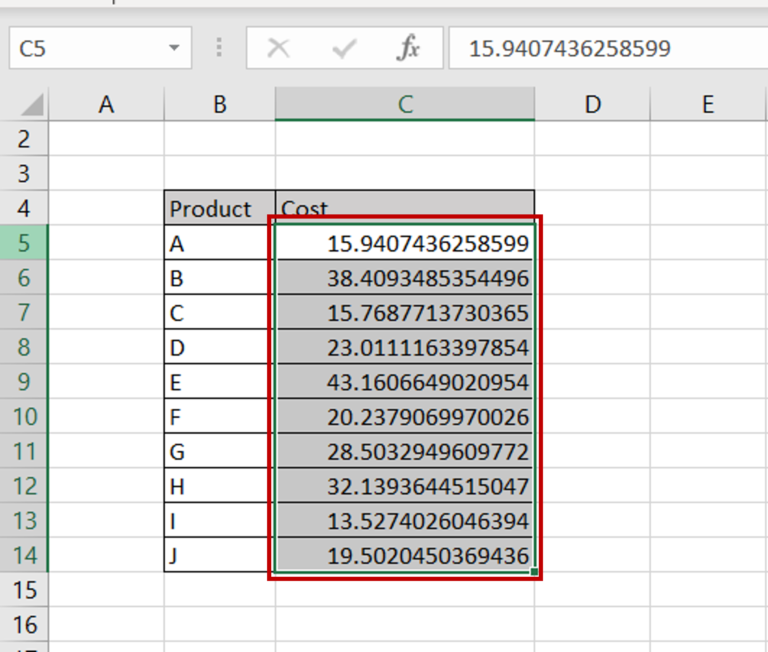How To Get Rid Of Decimals In Excel | SpreadCheaters