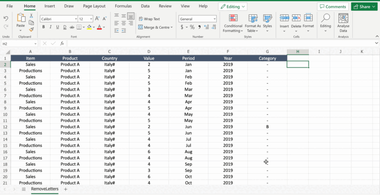 How To Remove Letters From A Cell In Excel | SpreadCheaters