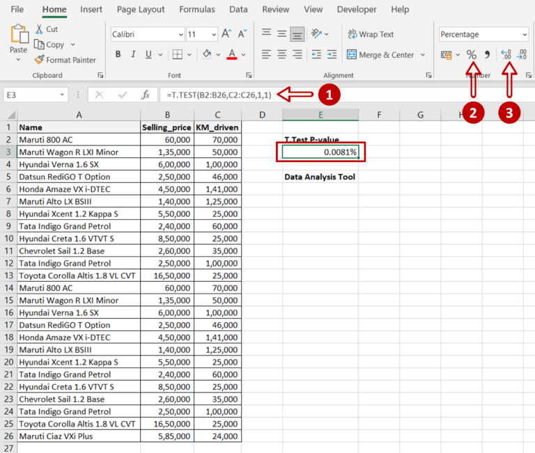 How To Calculate The P Value In Excel SpreadCheaters How To Calculate The P Value In Excel SpreadCheaters