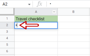 How To Insert Bullet Points Into Google Sheets | SpreadCheaters