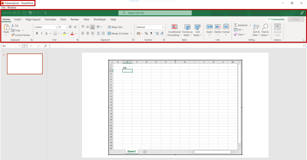 How To Add Excel To Powerpoint | SpreadCheaters