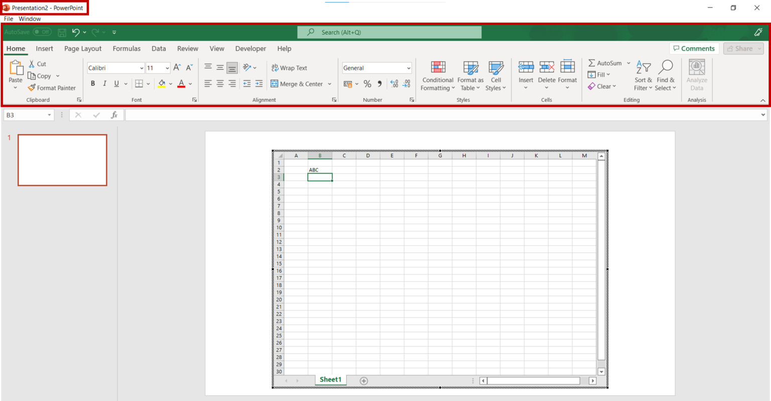 How To Add Excel To Powerpoint | SpreadCheaters
