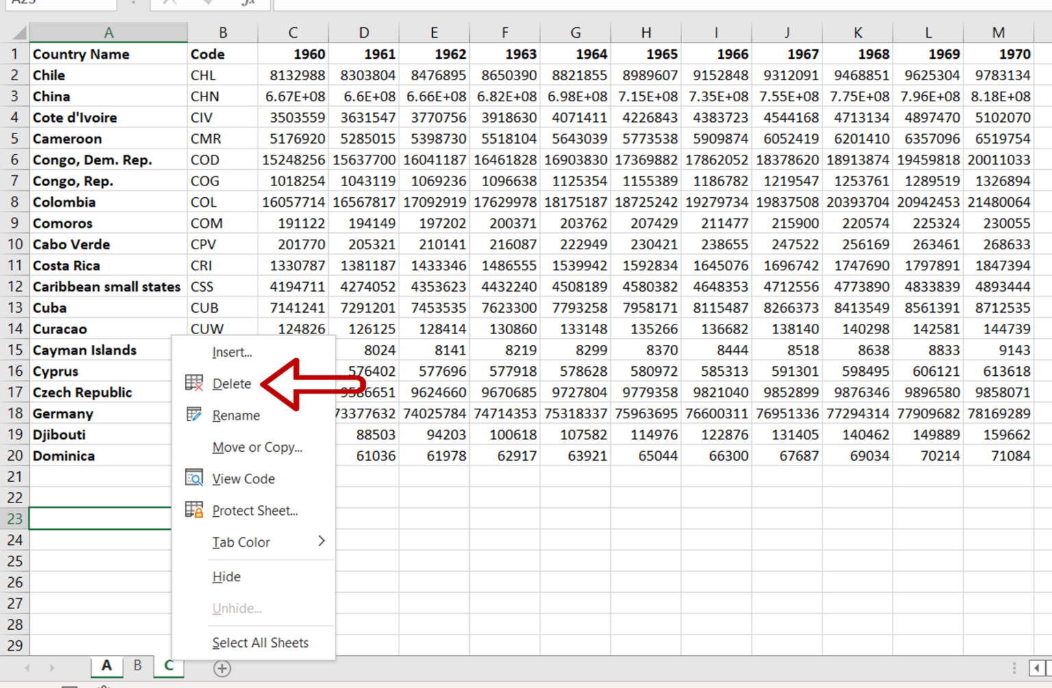 How To Delete Multiple Tabs In Excel | SpreadCheaters