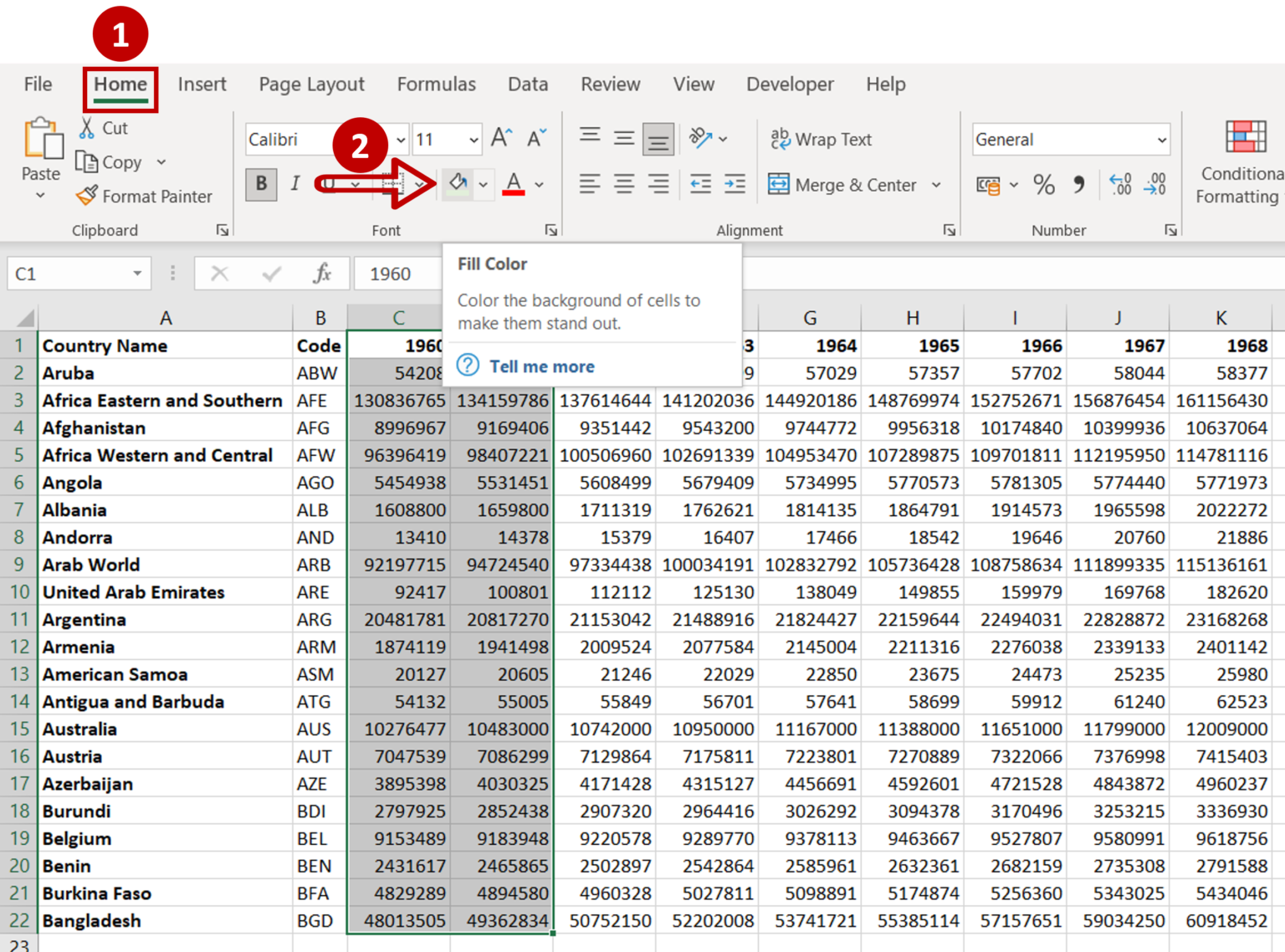 How To Highlight Two Columns In Excel | SpreadCheaters