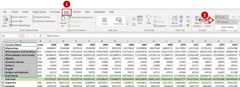 How To Make Collapsible Sections In Excel | SpreadCheaters