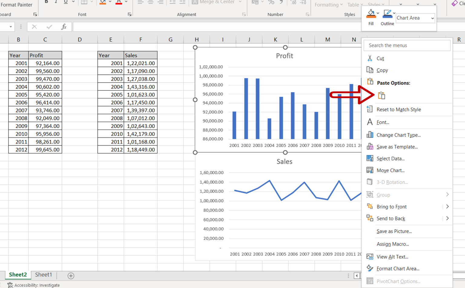 How To Merge Graphs In Excel | SpreadCheaters
