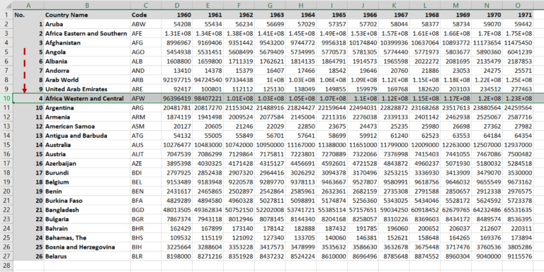 How To Move An Entire Row In Excel | SpreadCheaters