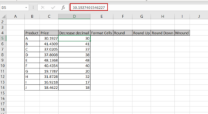 How to round to the nearest whole number in Excel - SpreadCheaters