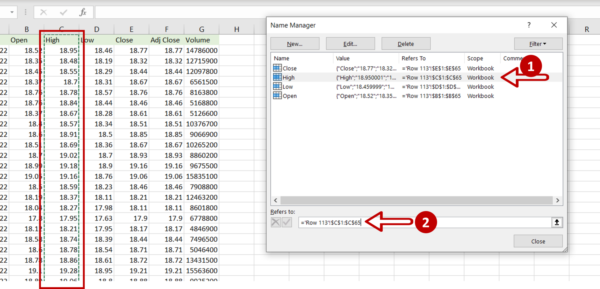 How To Find Named Ranges In Excel SpreadCheaters How To Find Named Ranges In Excel SpreadCheaters