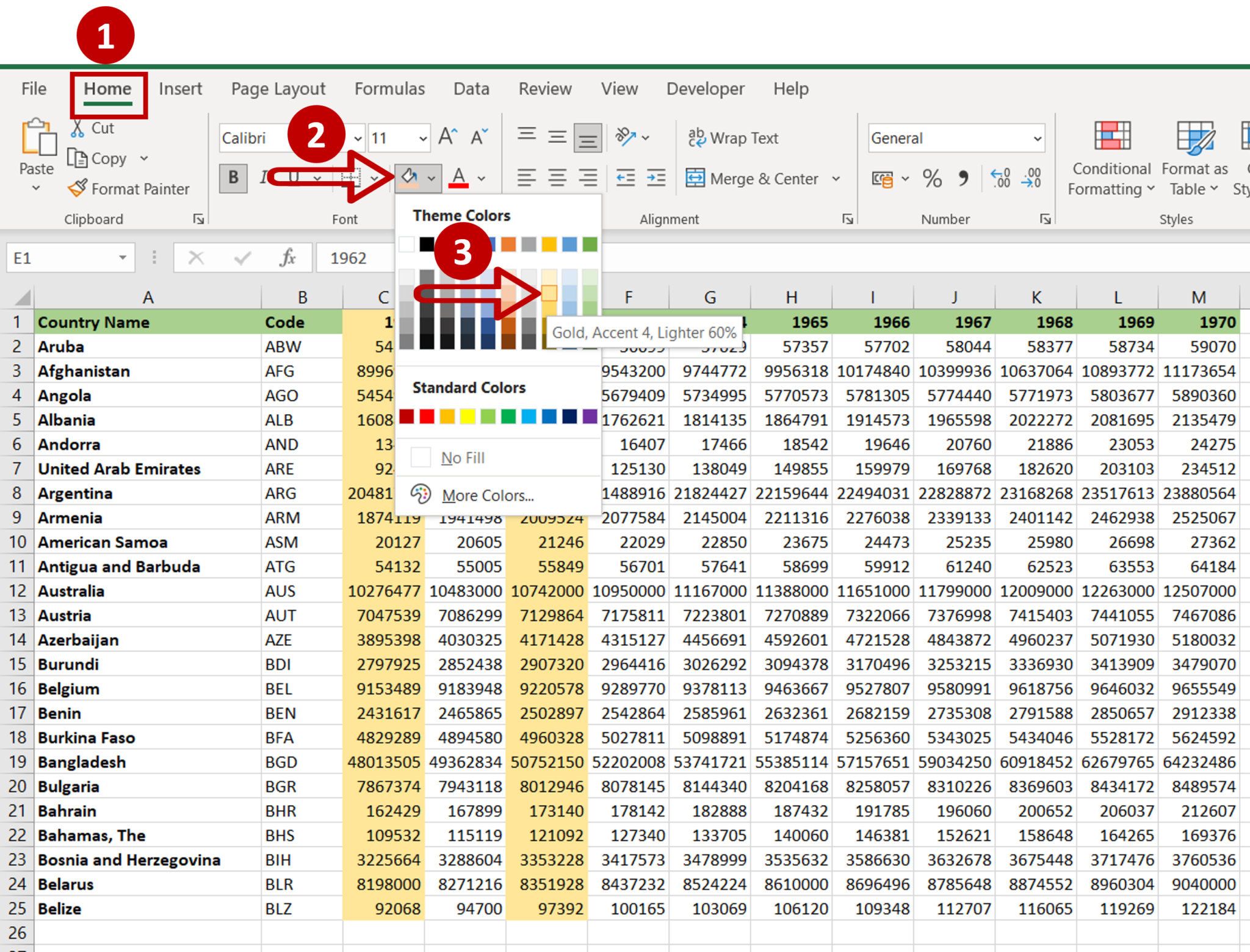 How To Highlight Two Different Columns In Excel | SpreadCheaters
