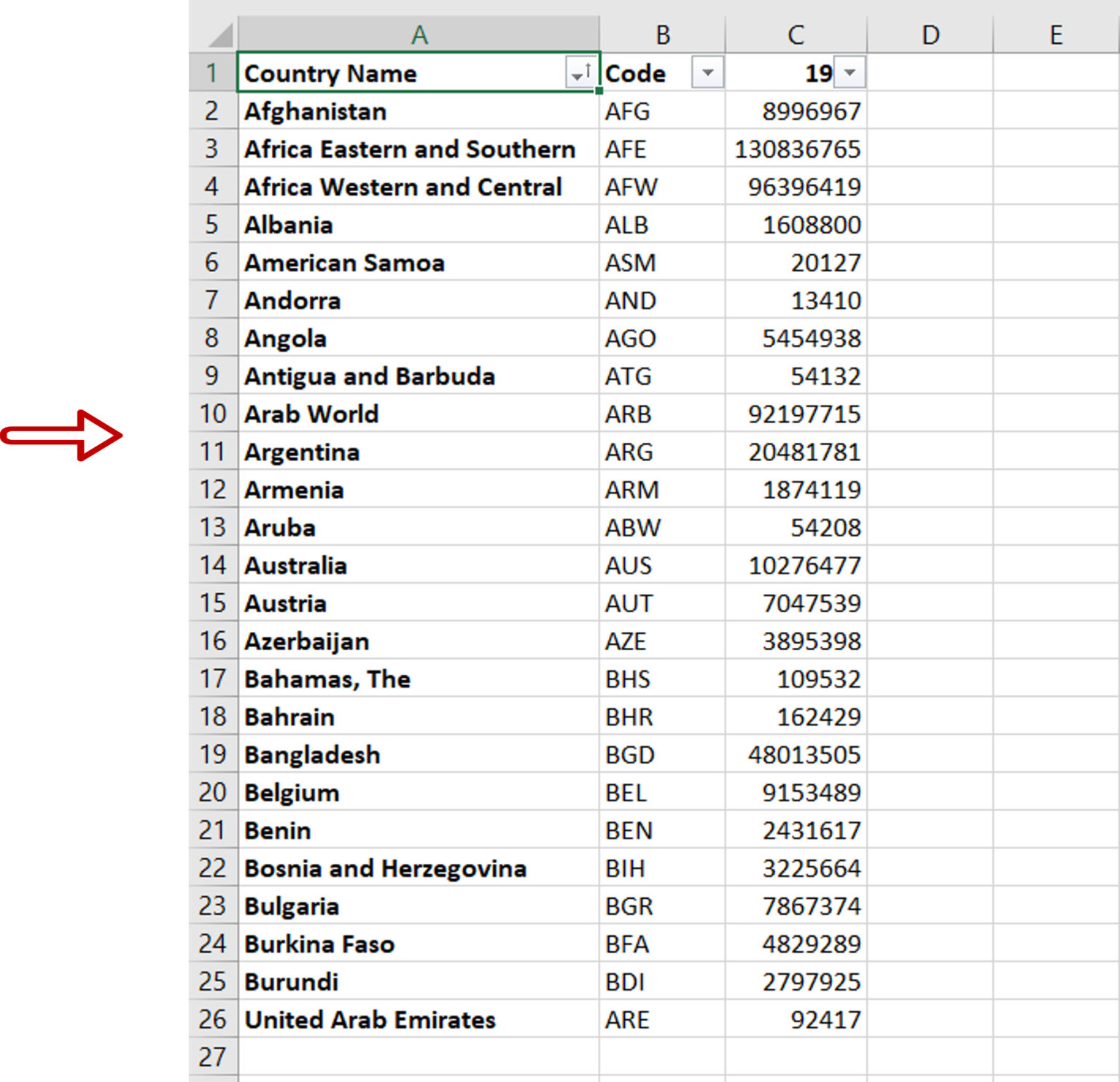 How To Put Excel Values In Alphabetical Order | SpreadCheaters