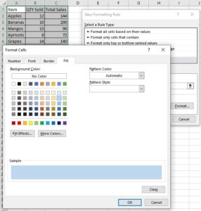 How To Make Every Other Line Shaded In Excel | SpreadCheaters