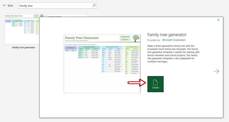 How To Make A Family Tree In Excel | SpreadCheaters