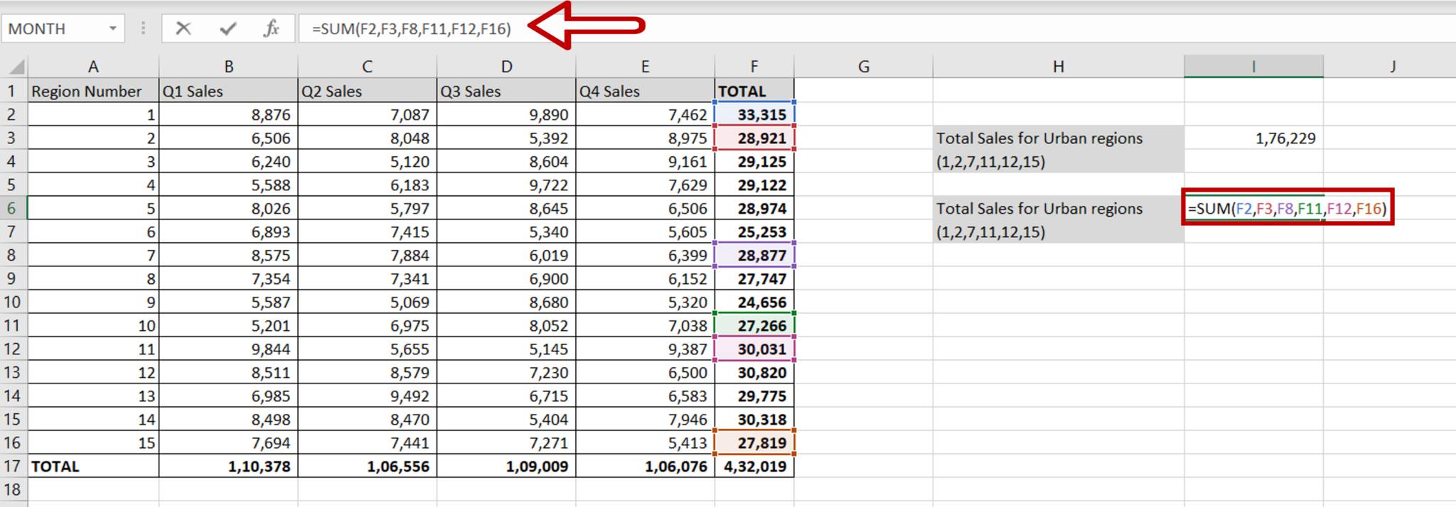 How To Add Specific Cells In Excel | SpreadCheaters