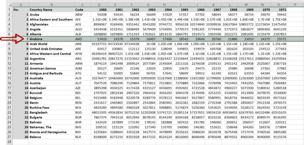 How To Move An Entire Row In Excel | SpreadCheaters