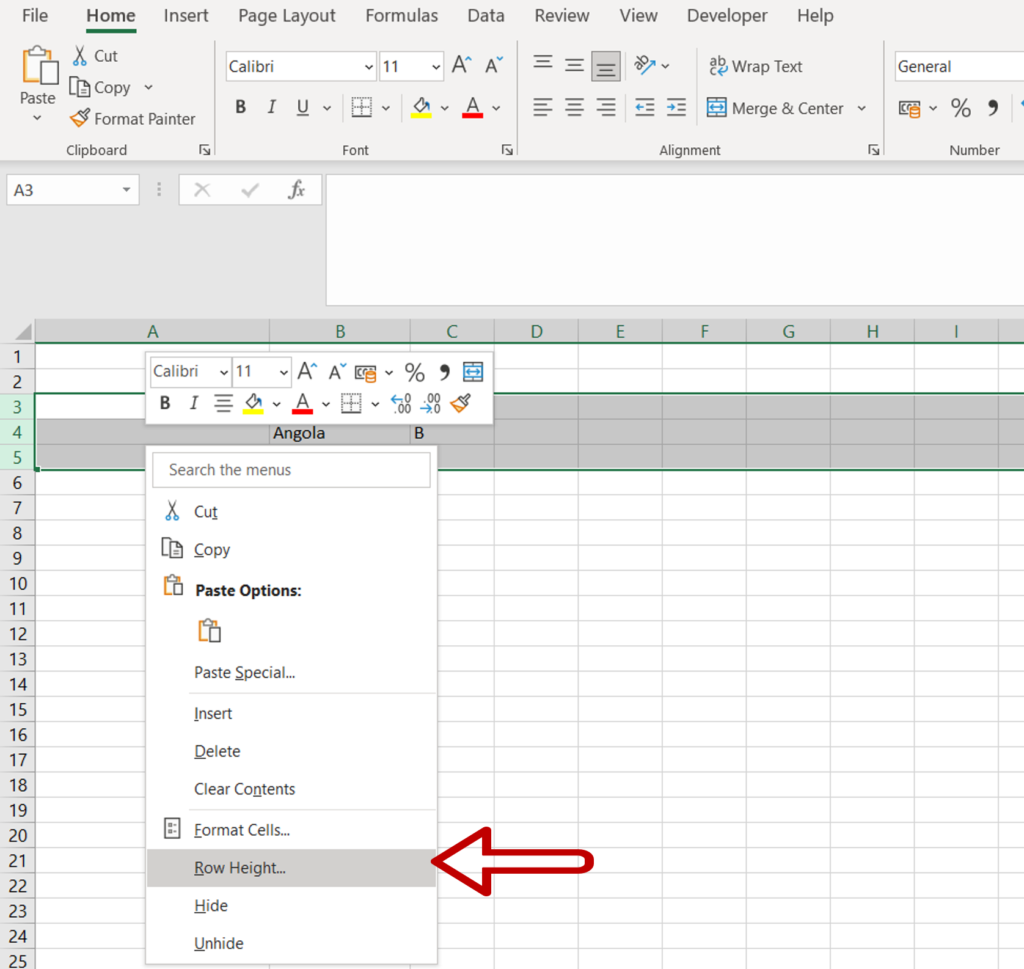 How To Make Excel Cells Bigger SpreadCheaters How To Make Excel Cells Bigger SpreadCheaters