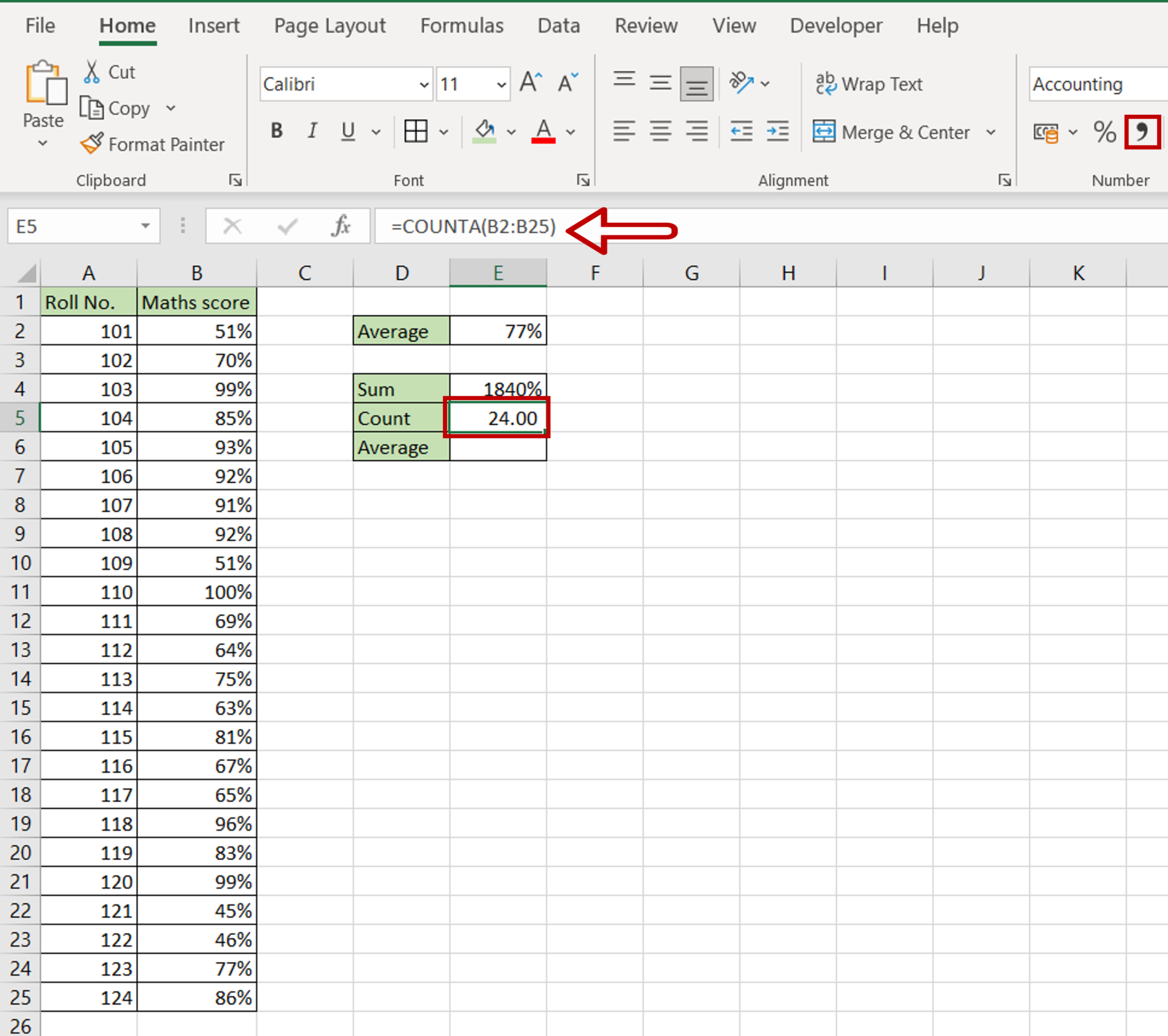 How To Calculate Average Percentage In Excel | SpreadCheaters
