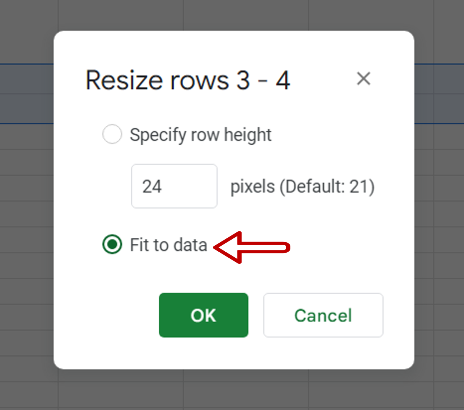 How To Edit The Cell Size In Google Sheets | SpreadCheaters