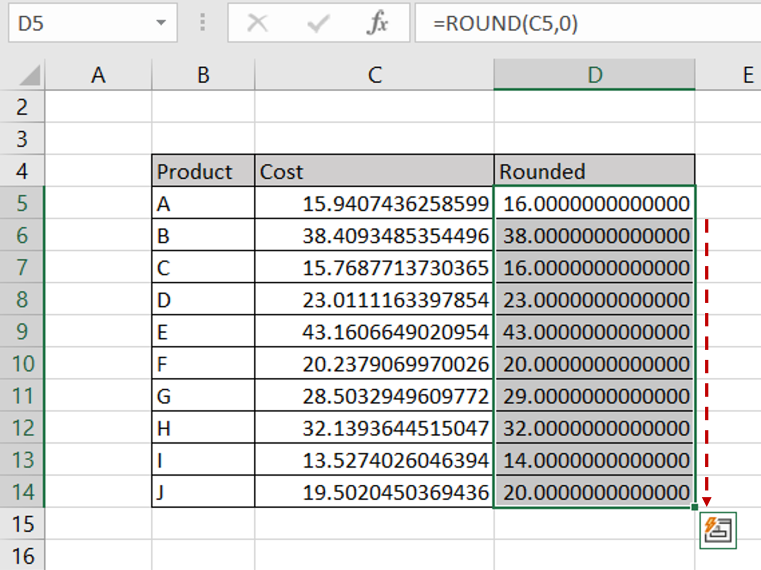 How To Get Rid Of Decimals In Excel | SpreadCheaters