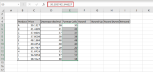 How to round to the nearest whole number in Excel - SpreadCheaters