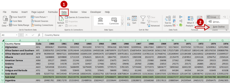 How To Make Collapsible Sections In Excel | SpreadCheaters How To Make Collapsible Sections In Excel | SpreadCheaters
