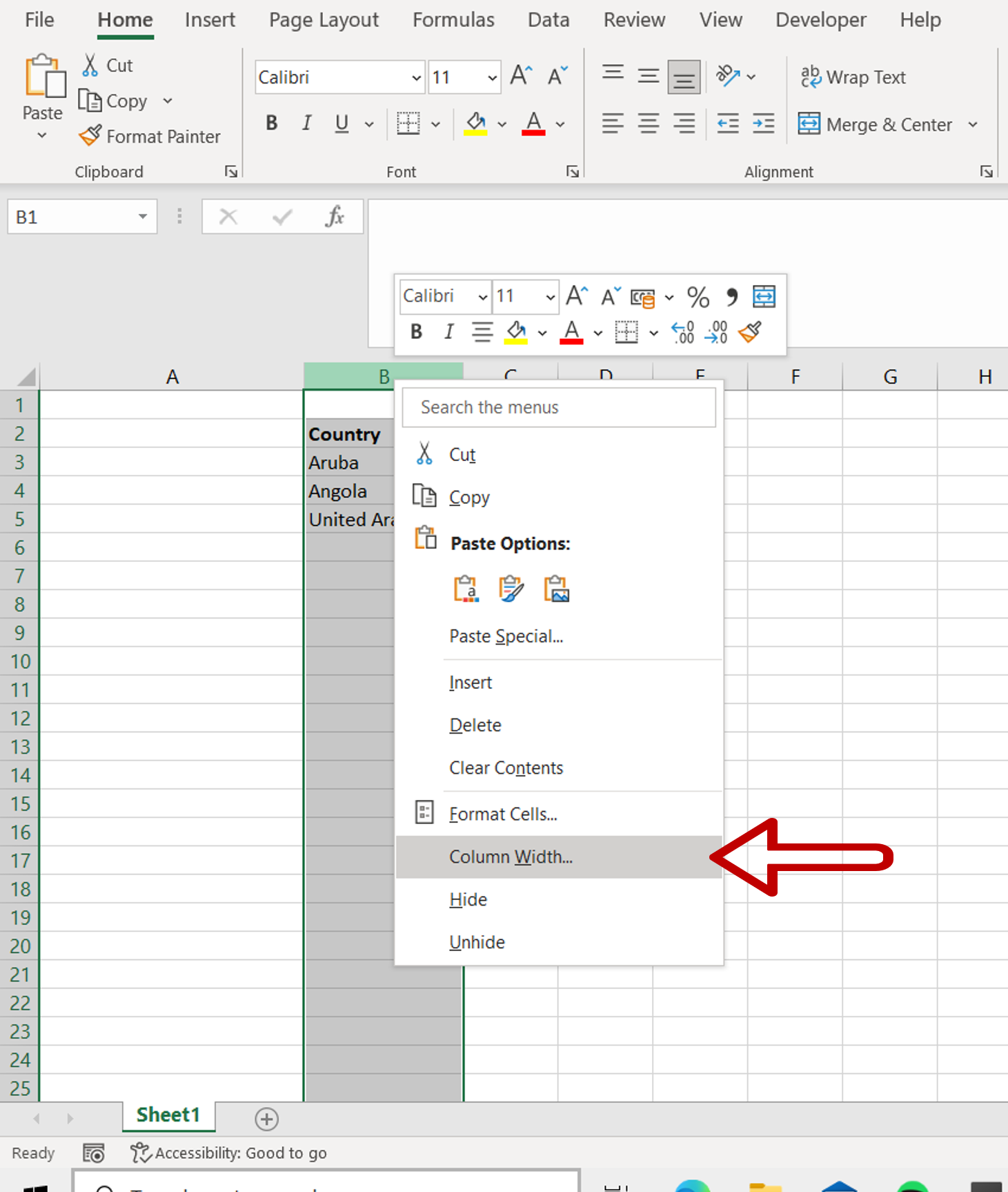 How To Make Excel Cells Bigger | SpreadCheaters How To Make Excel Cells Bigger | SpreadCheaters