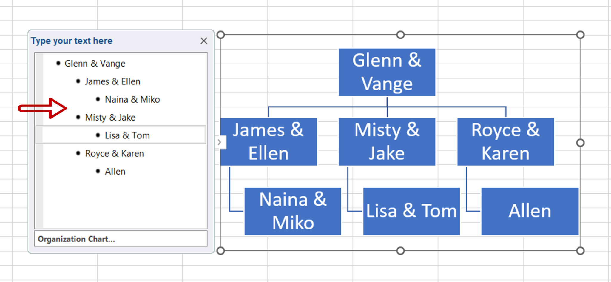 How To Make A Family Tree In Excel | SpreadCheaters