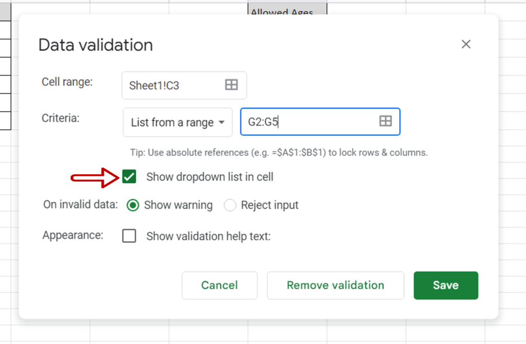 How To Put A Dropdown In Google Sheets | SpreadCheaters
