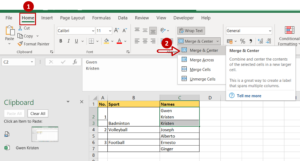 How To Merge Two Rows In Excel | SpreadCheaters