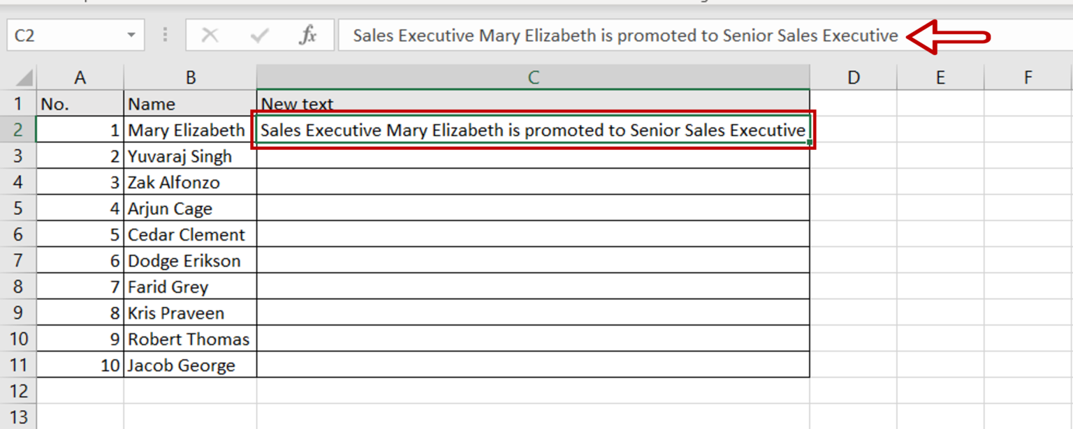 How To Add Text To The Beginning Or End Of All Cells In Excel ...