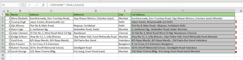How To Combine 3 Columns In Excel | SpreadCheaters