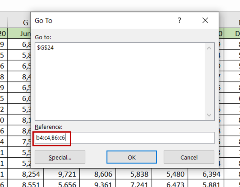 How To Select Multiple Ranges In Excel | SpreadCheaters
