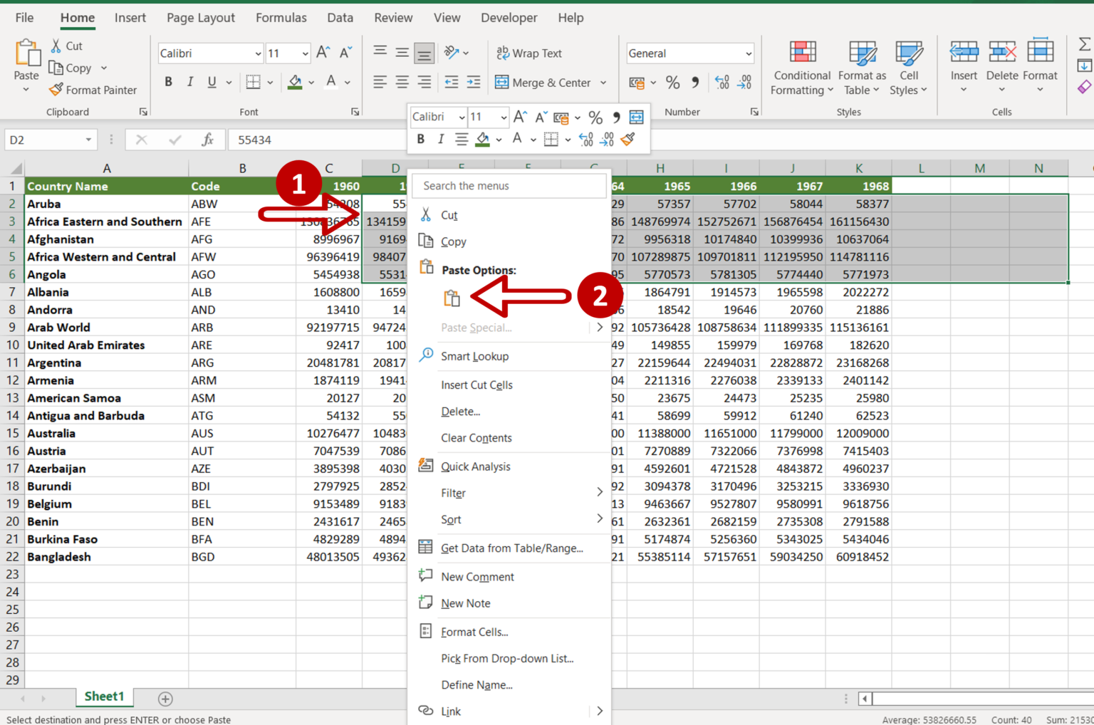 How To Shift Cells Right In Excel | SpreadCheaters