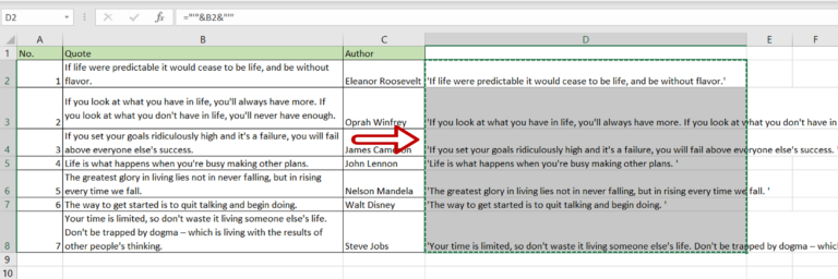 How To Add Single Quotes In Excel | SpreadCheaters
