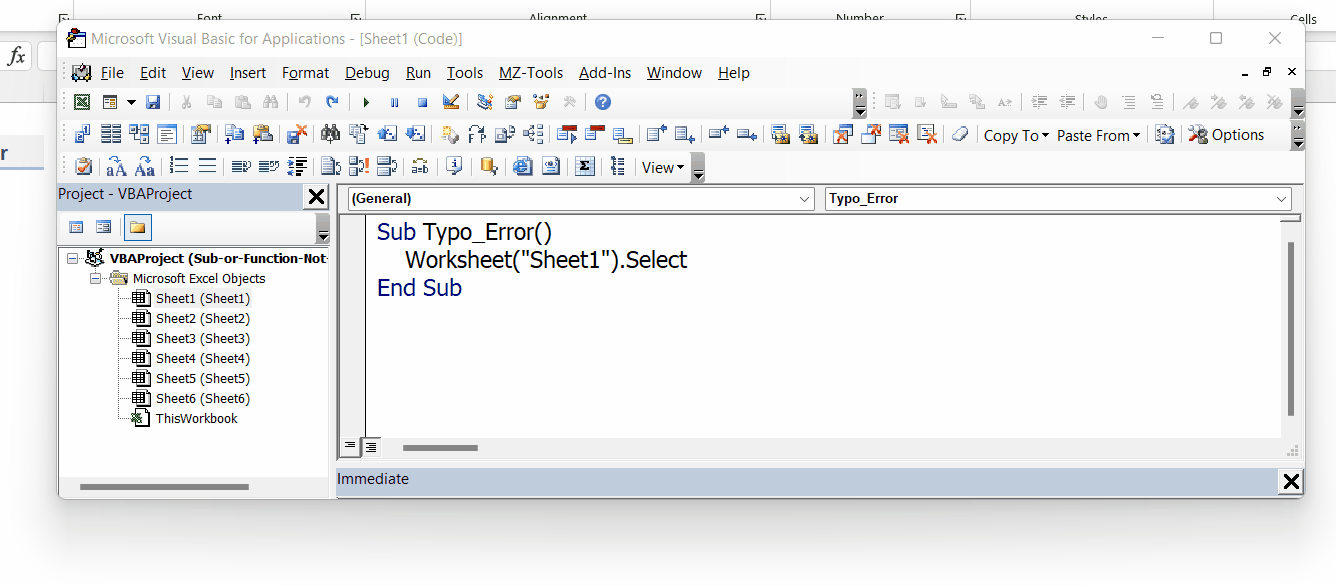 How To Fix Sub Or Function Not Defined Error In Excel VBA | SpreadCheaters