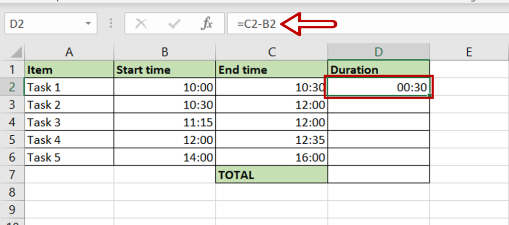 How To Add And Subtract Time In Excel | SpreadCheaters