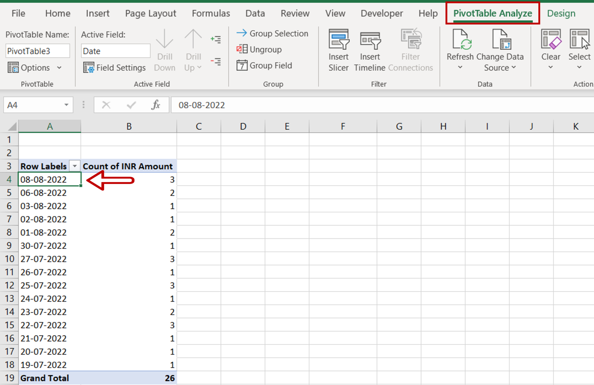 How To Add Months To A Pivot Table In Excel | SpreadCheaters