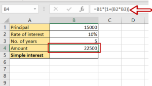 How To Calculate Simple Interest In Excel | SpreadCheaters